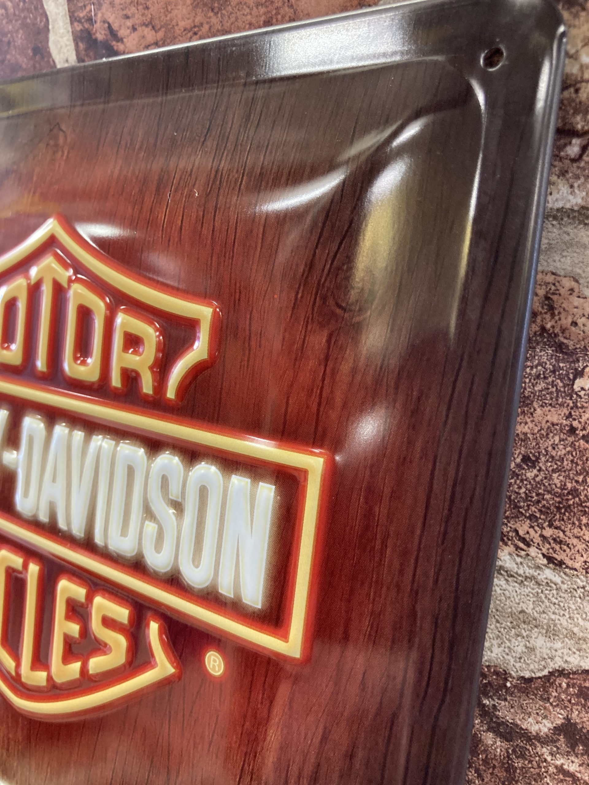 Metal Sign Embossed, Harley Davidson – The Road Is Calling – Then ...