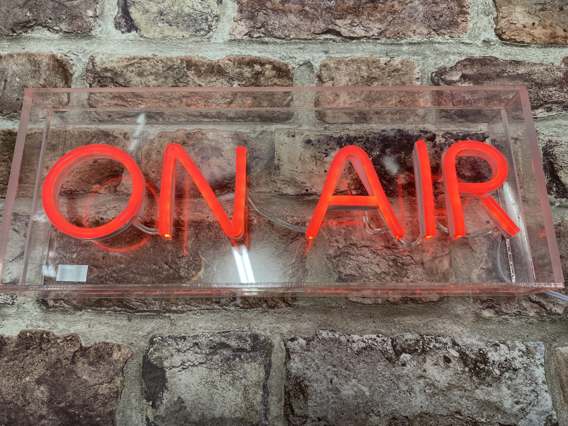 Led Neon Acrylic Box Sign On Air – Then, quirky and retro gifts and ...