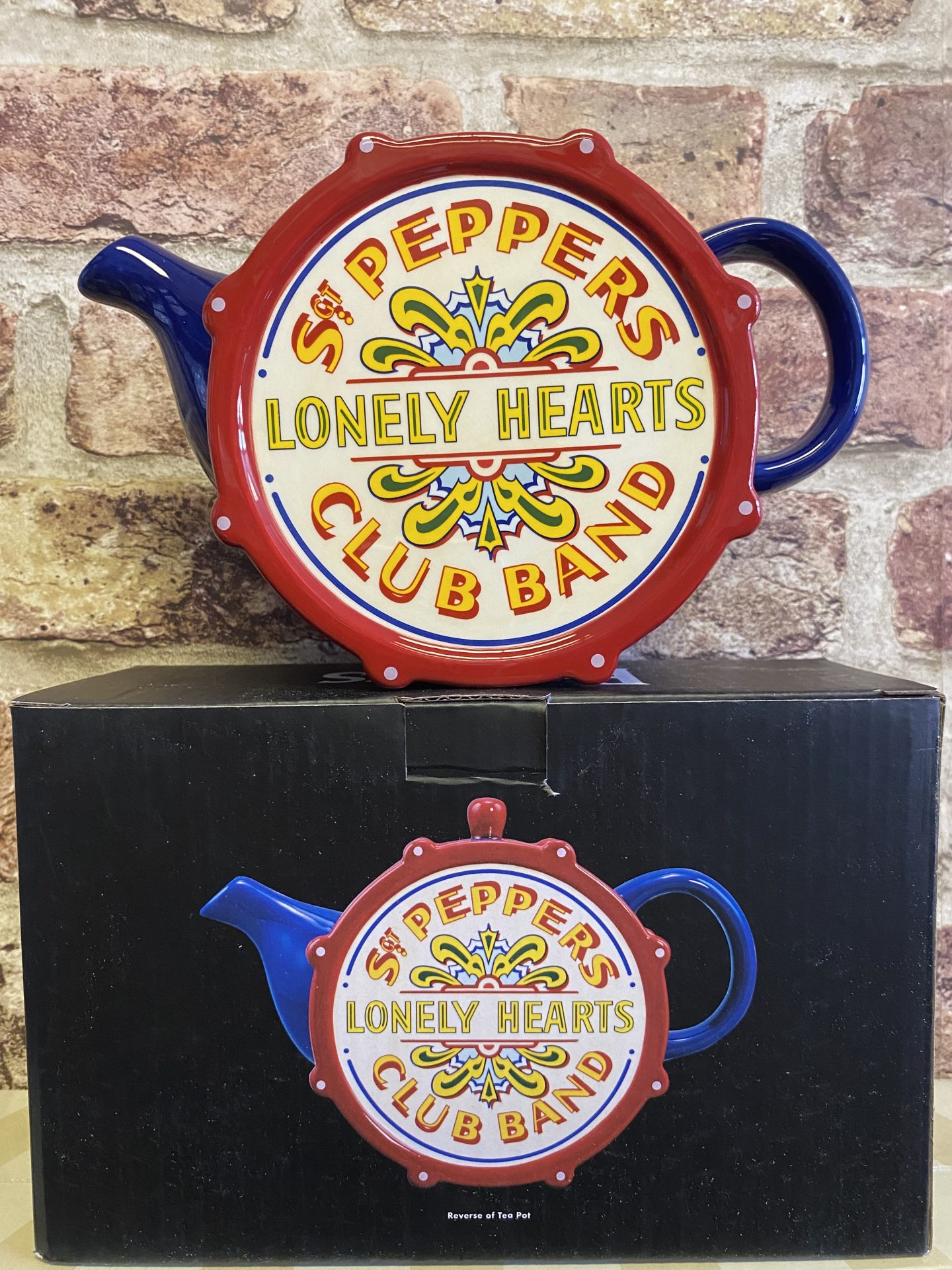 The Beatles Sgt. Peppers Shaped Tea Pot – Then, quirky and retro gifts ...