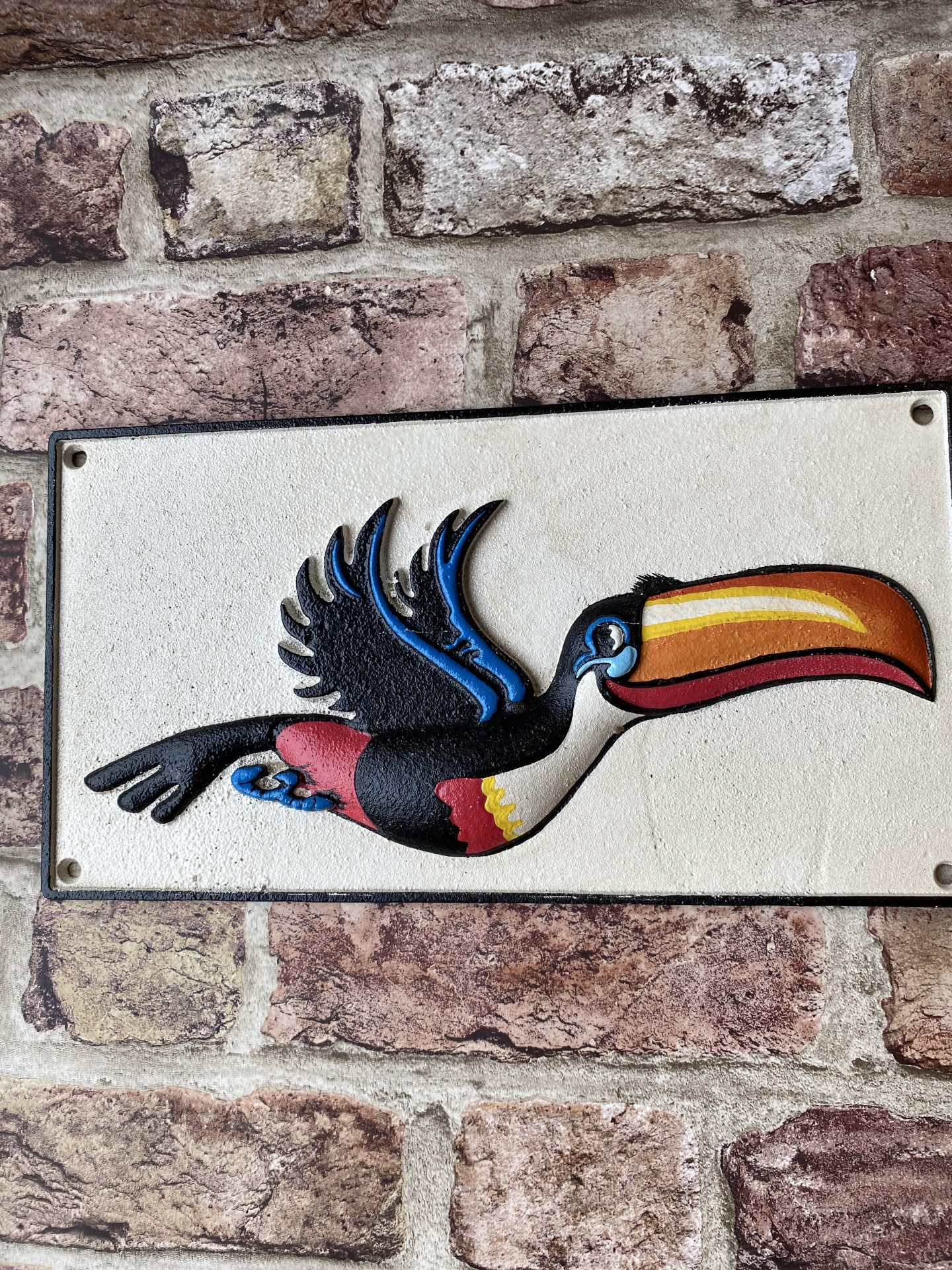 Cast Iron Toucan Wall Sign – Then Retro