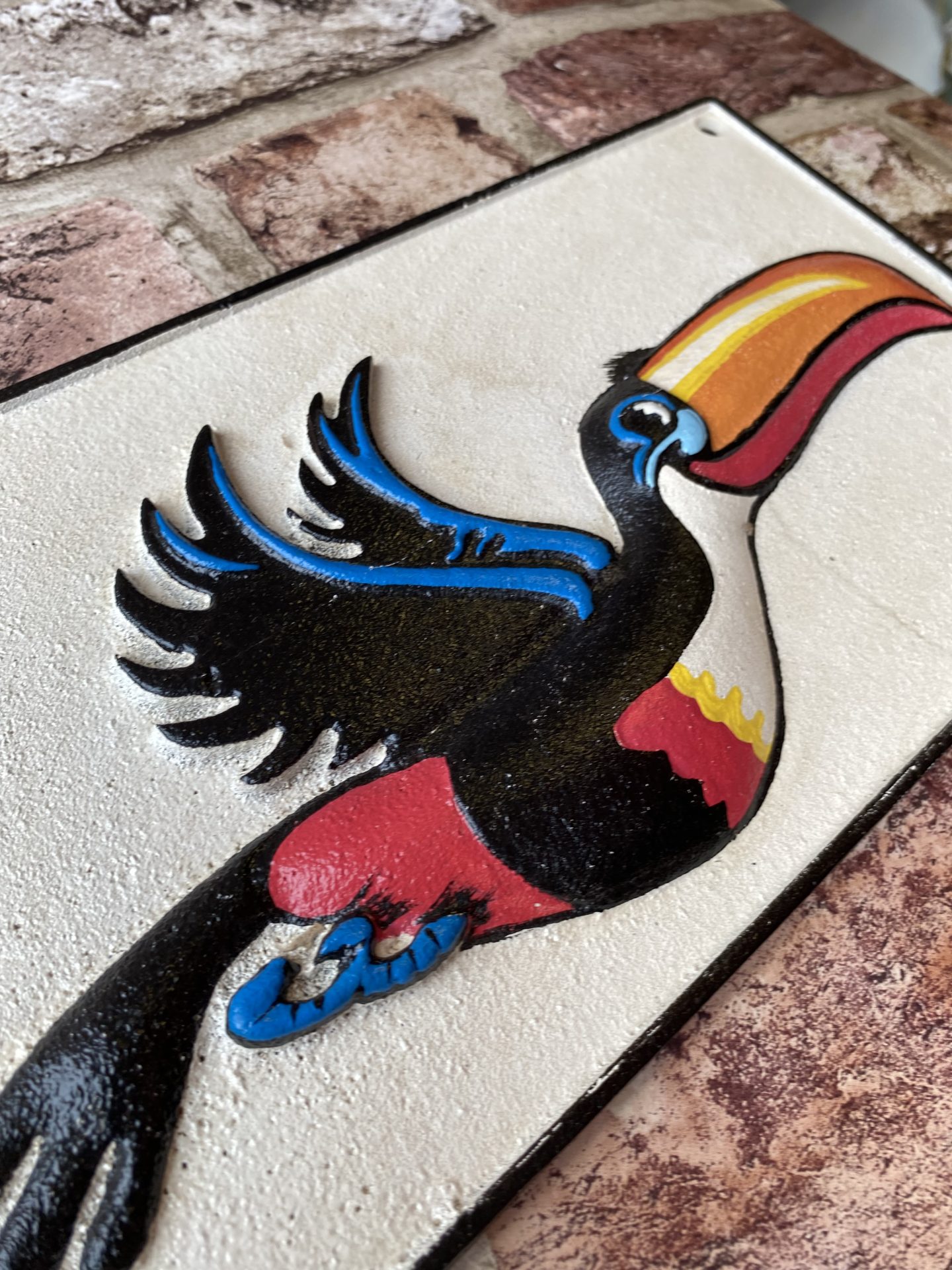 Cast Iron Toucan Wall Sign – Then Retro
