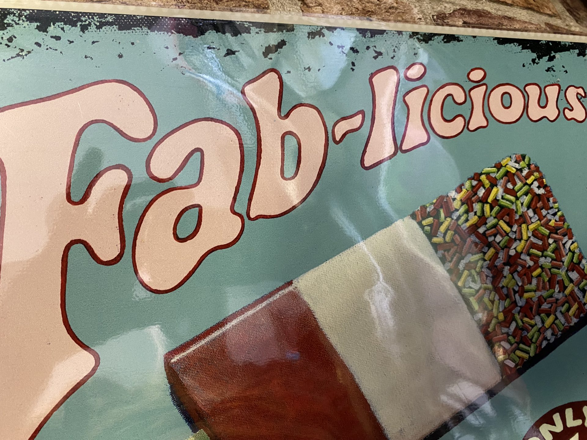 Metal Sign, Fab-Licious Lolly, Large – Then, quirky and retro gifts and ...