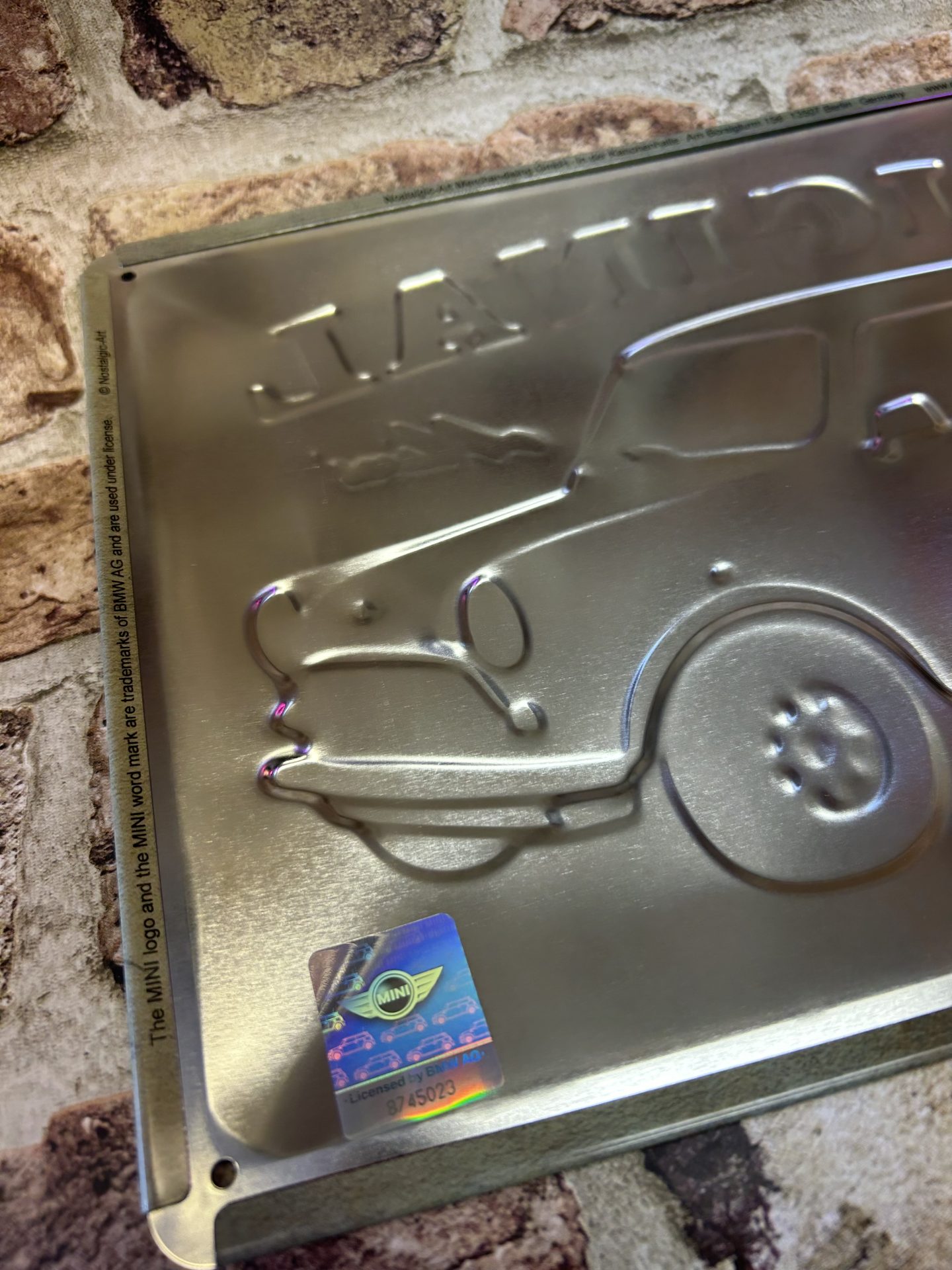 Metal Sign Embossed, Original Mini – Then, quirky and retro gifts and ...