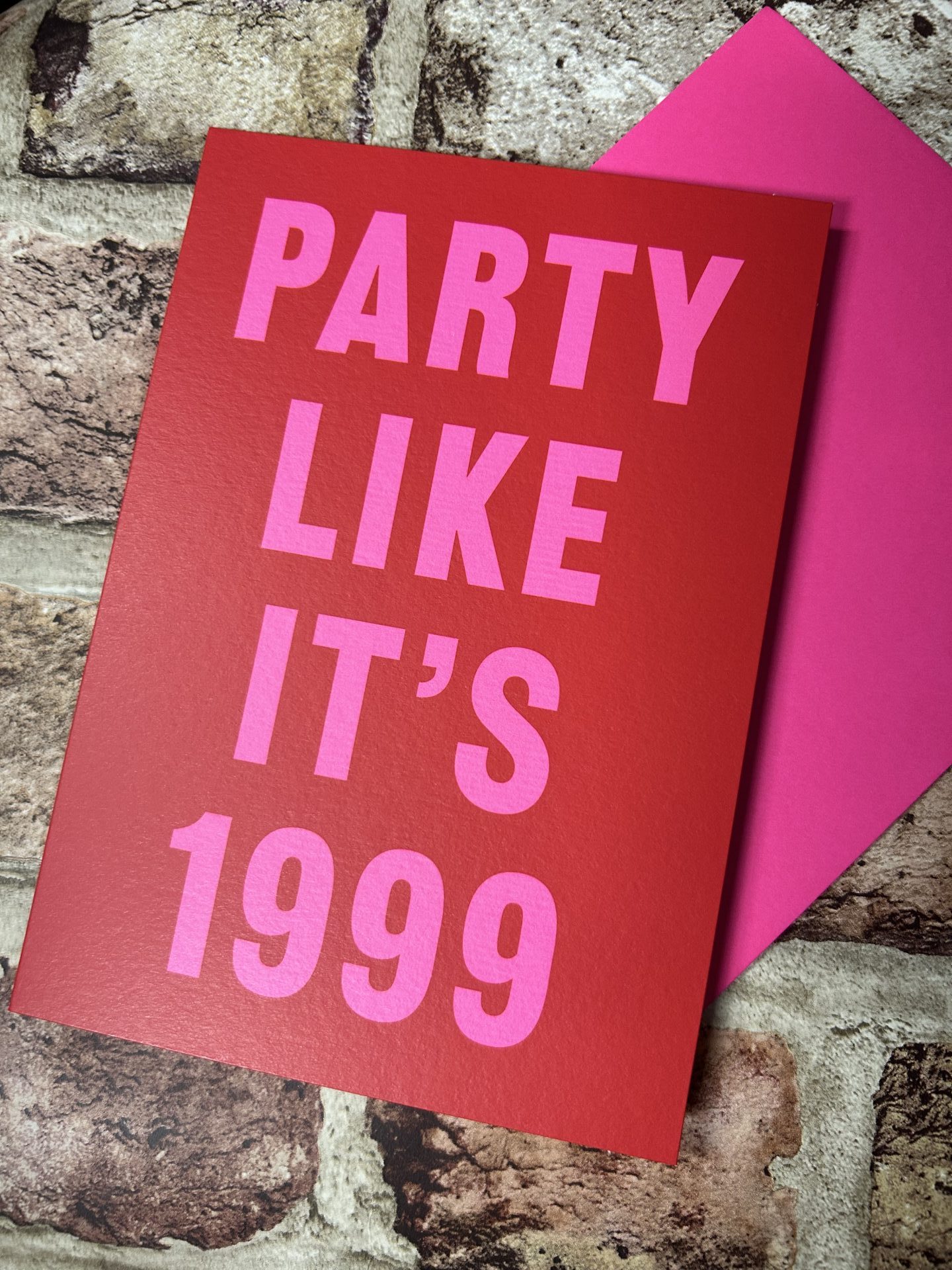 Real Hackney Dave Card “Party Like It’s 1999” – Then, quirky and retro ...