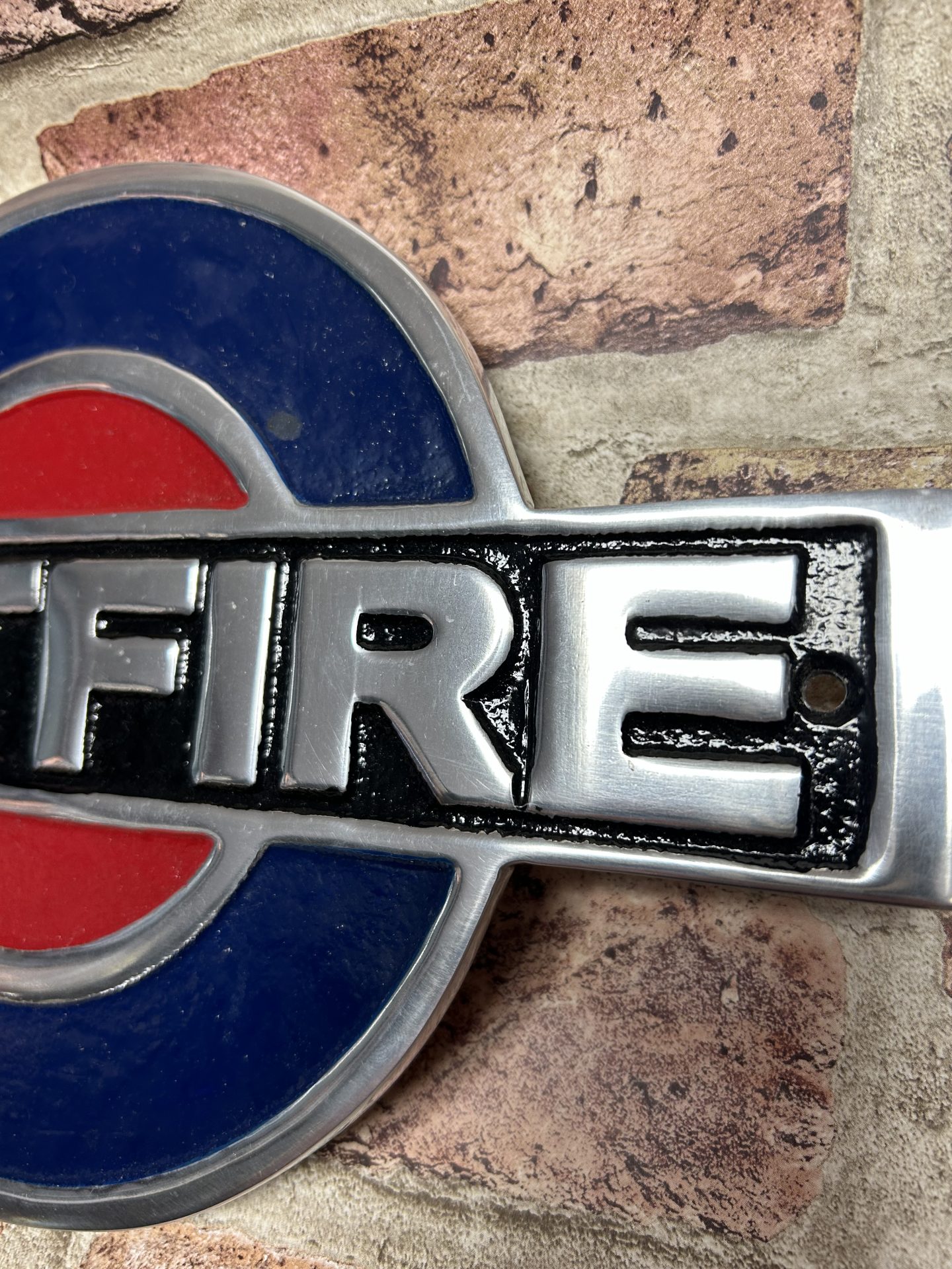 Spitfire Polished Aluminium Wall Plaque / Sign – Then, quirky and retro ...