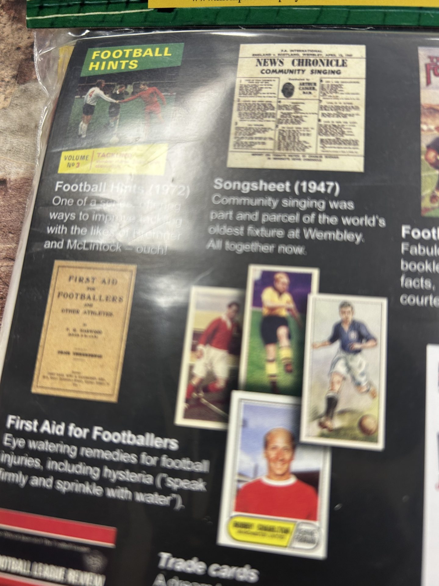 Memorabilia Replica Pack – Football Nostalgia – Then, quirky and retro ...