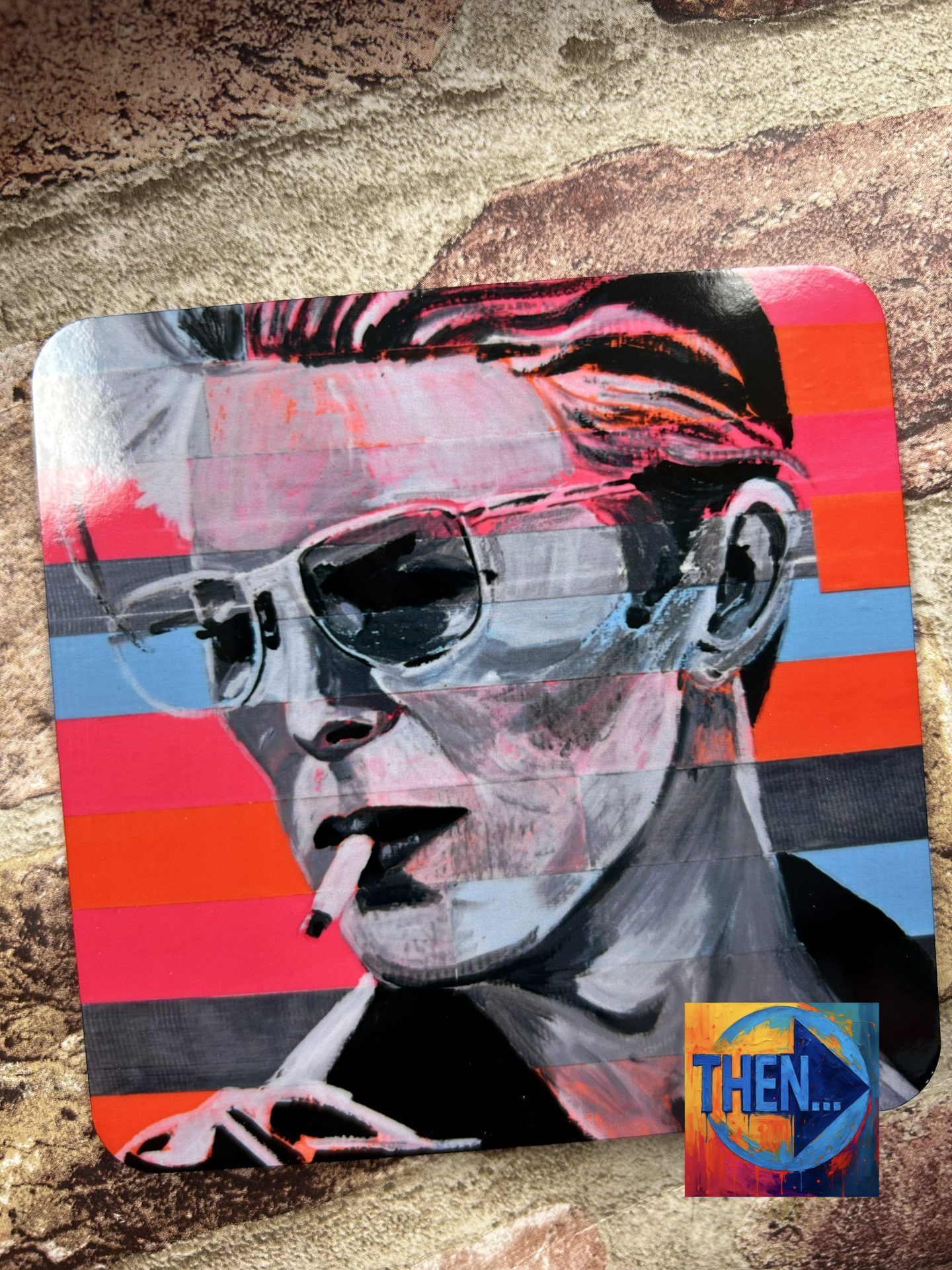 Coaster, Neon Bowie by Kirstie Taylor – Then, quirky and retro gifts ...